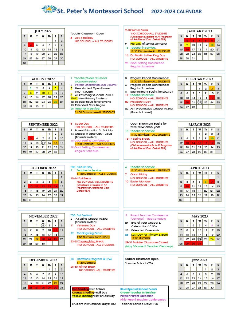 School Calendar