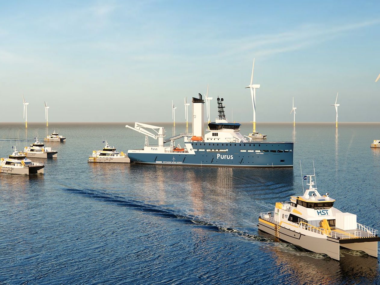 Purus signs order with Damen Shipyards for eight, low-emission vessels ...