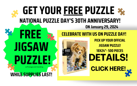 National Puzzle Day | January 29th | Free Puzzles
