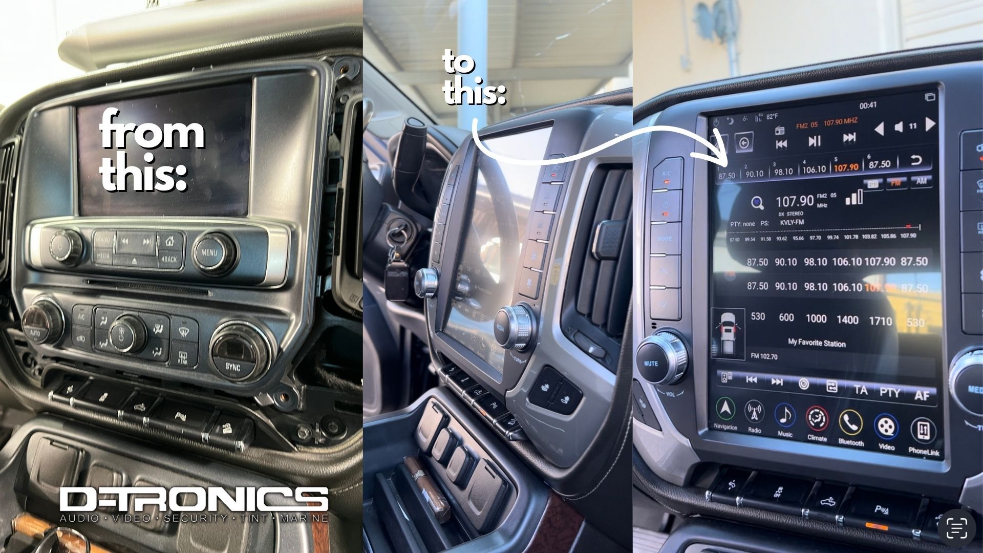 2018 GMC HD 2500 D-TRONICS RADIO INSTALLATION