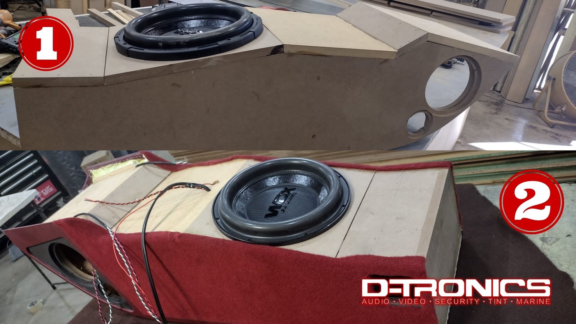 1991 CHEVY C10 D-TRONICS CUSTOM BOX INSTALLATION