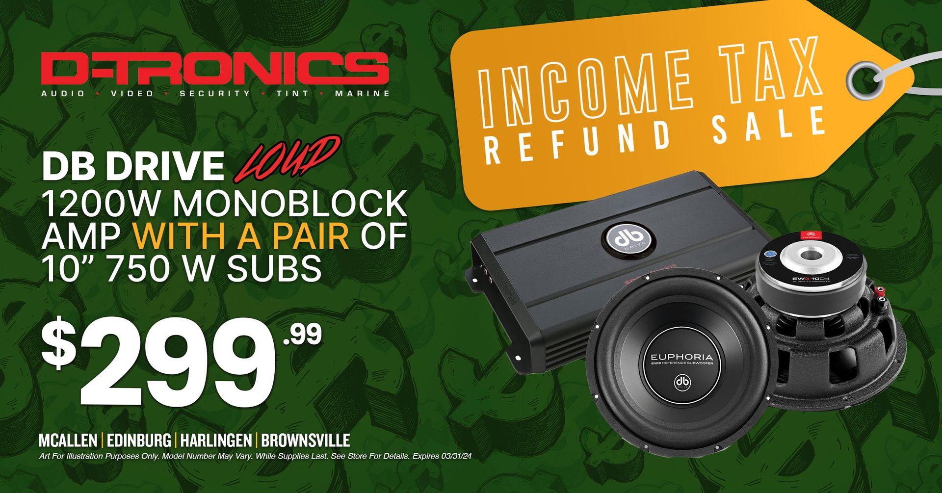 D-Tronics - Income Tax Refund Sale