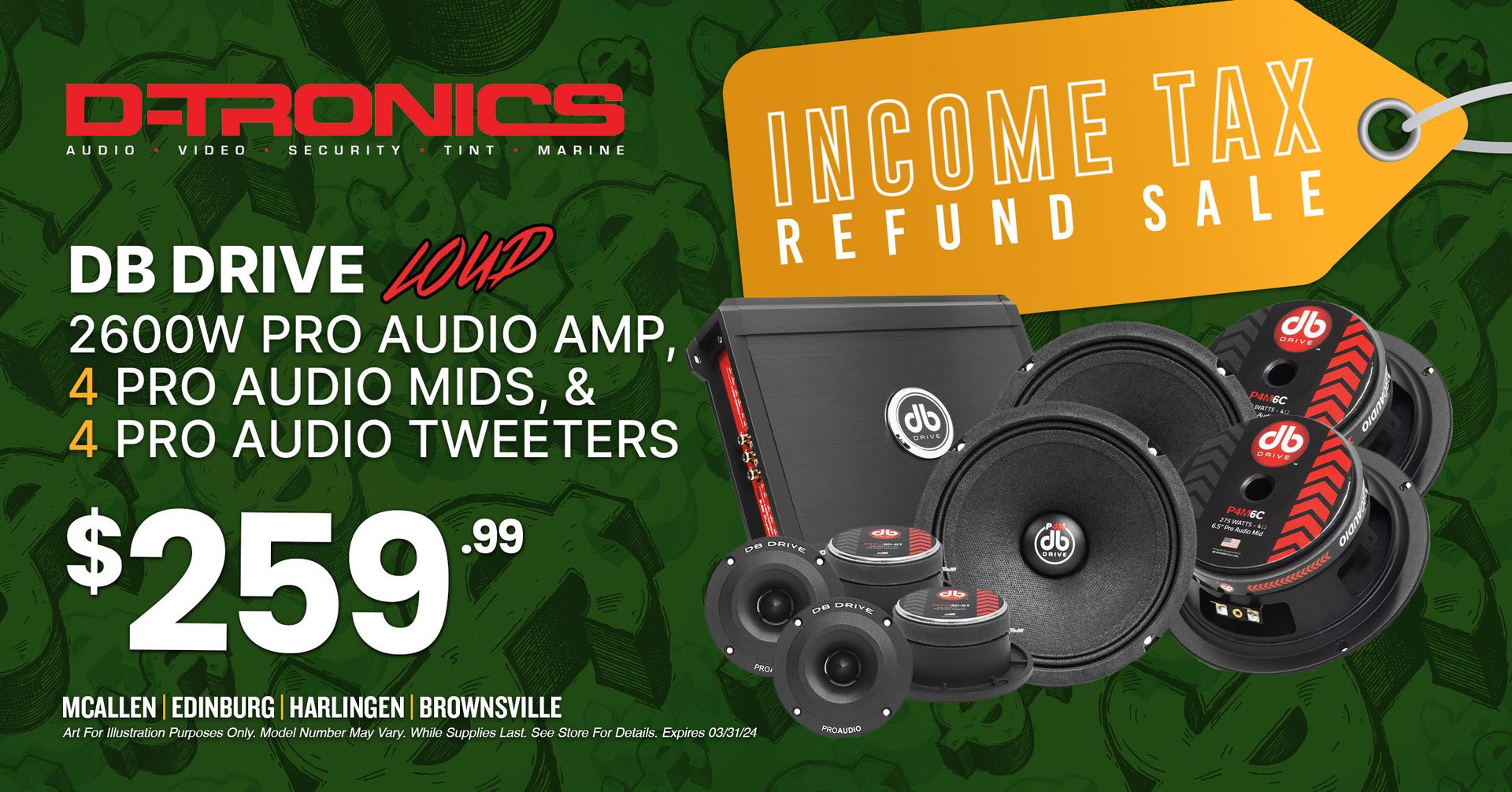 D-Tronics - Income Tax Refund Sale