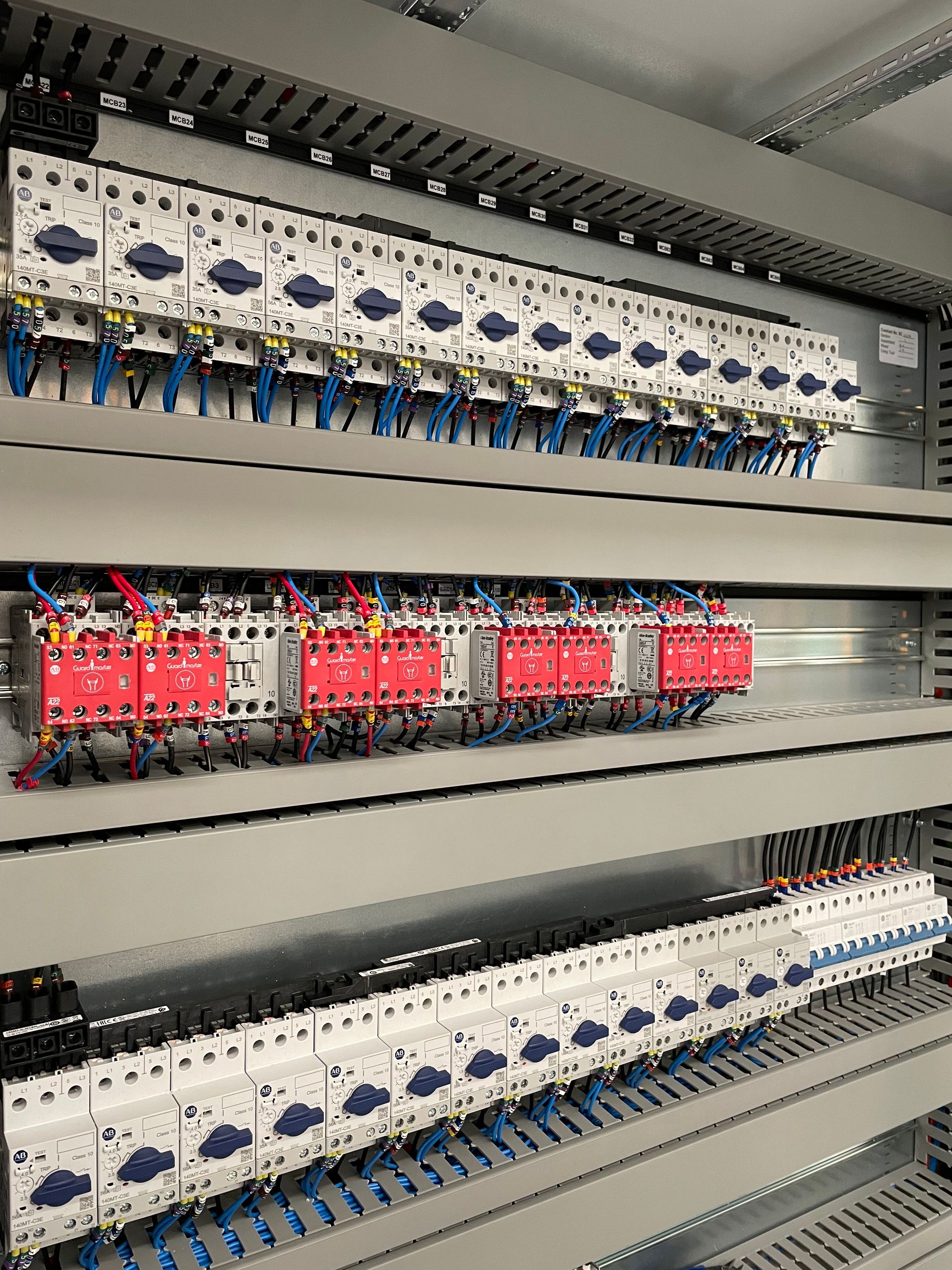 Electrical control panel design and manufacture.
