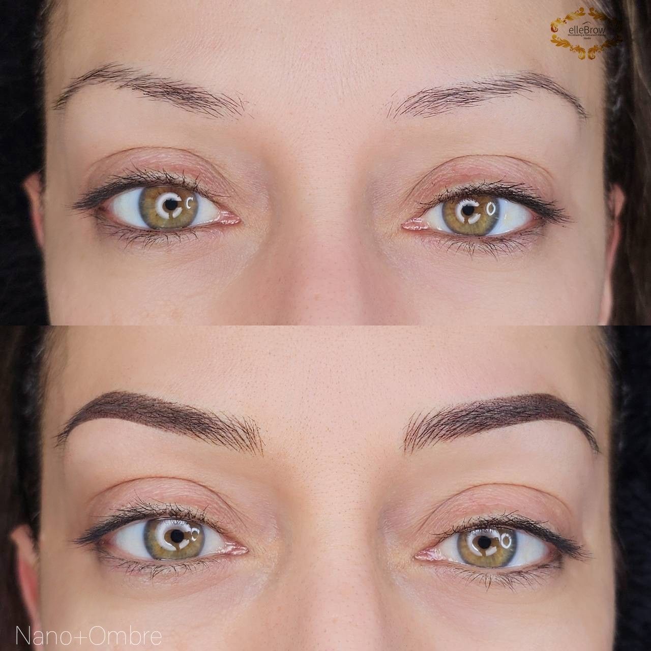 Nano Brows Before and After Photos | Ellebrow NYC