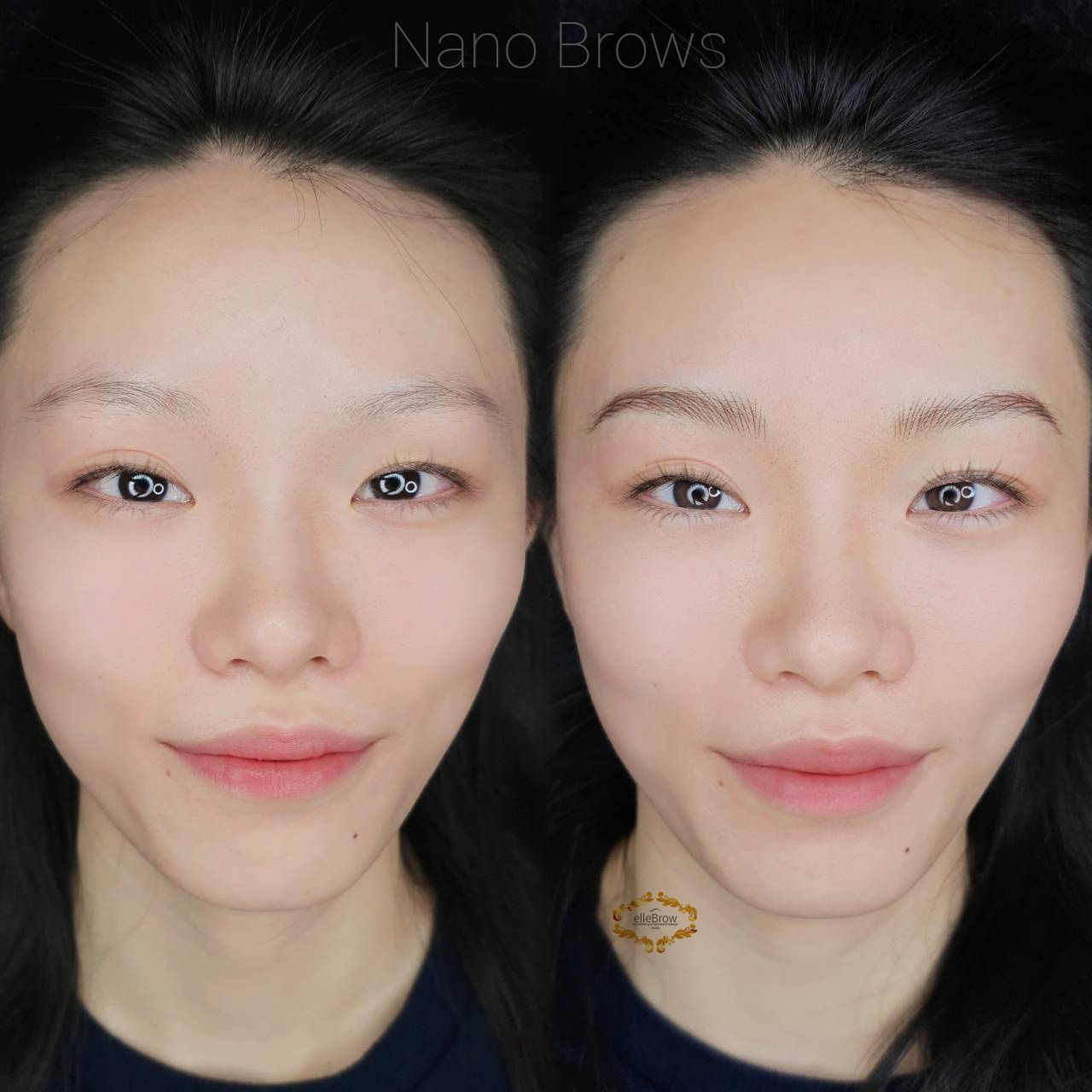 Nano Brows Before and After Photos | Ellebrow NYC