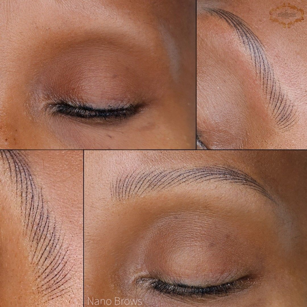 Nano Brows Before and After Photos | Ellebrow NYC