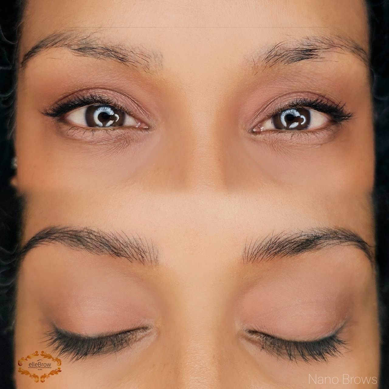 Nano Brows Before and After Photos | Ellebrow NYC