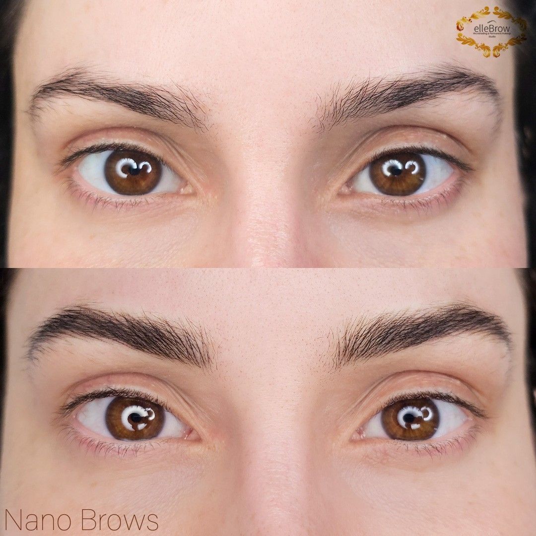 Nano Brows Before and After Photos | Ellebrow NYC