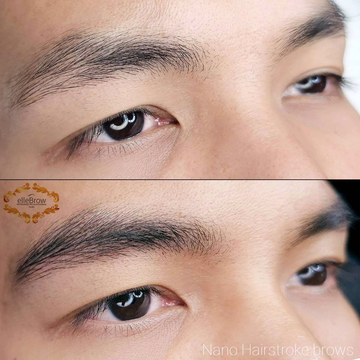 Nano Brows Before and After Photos | Ellebrow NYC