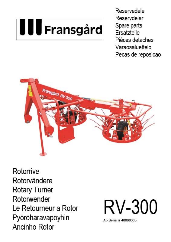Combi rake RV-300/RV-390