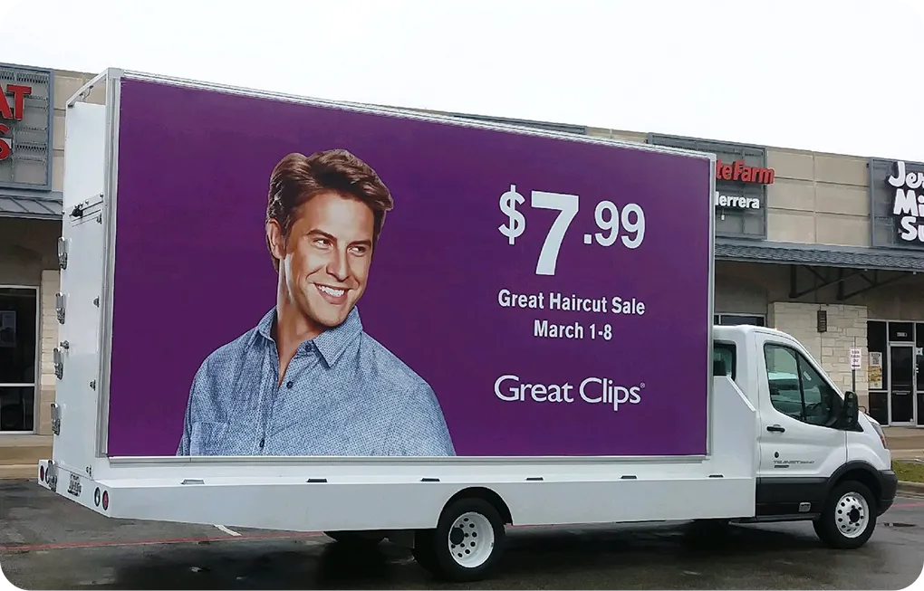 Mobile Billboard Advertising Services | Nomadic Outdoor Media