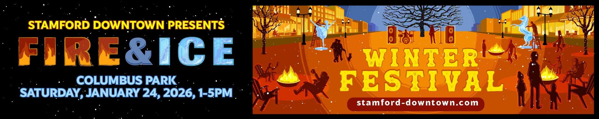 Stamford Downtown Brings Back Fire & Ice Winter Festival on January 24th.
