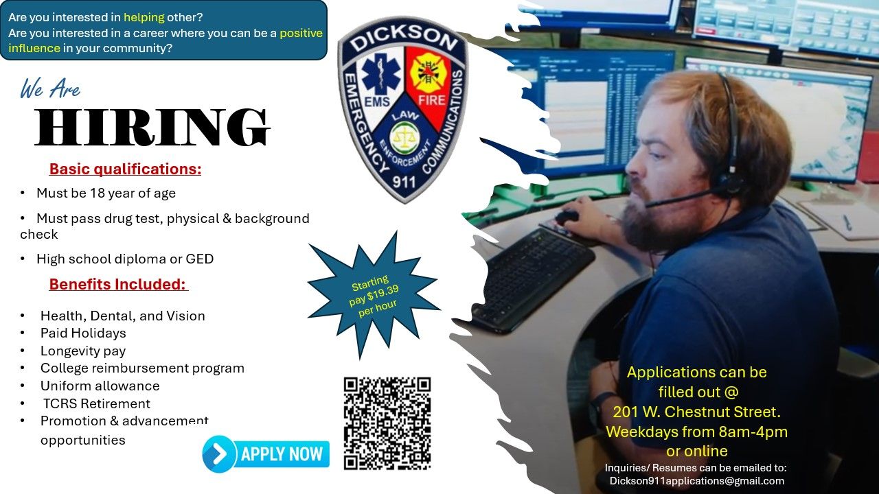 Job Openings | City of Dickson | Dickson, TN