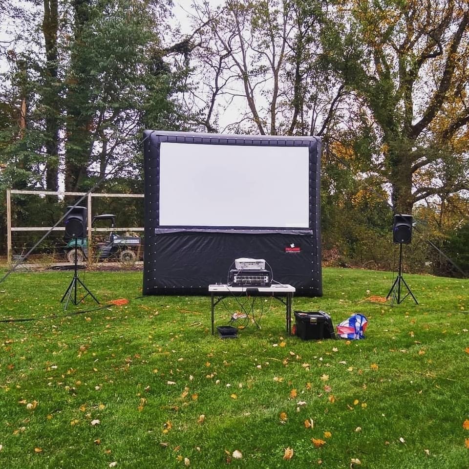 Backyard Movie Package | Outdoor Movie Screen Rental