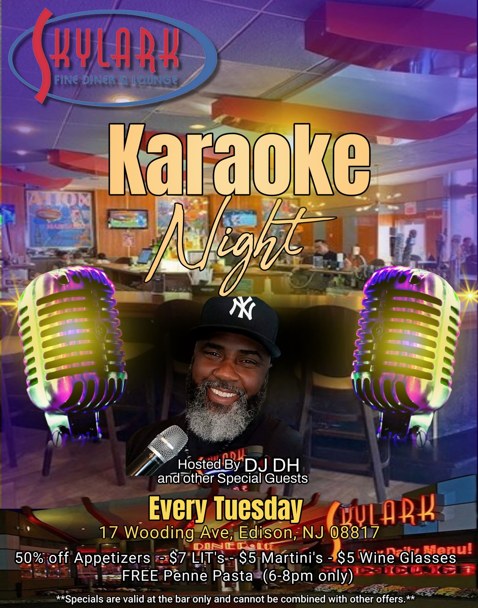 Weekly entertainment, live and DJ music, trivia, karaoke and more!