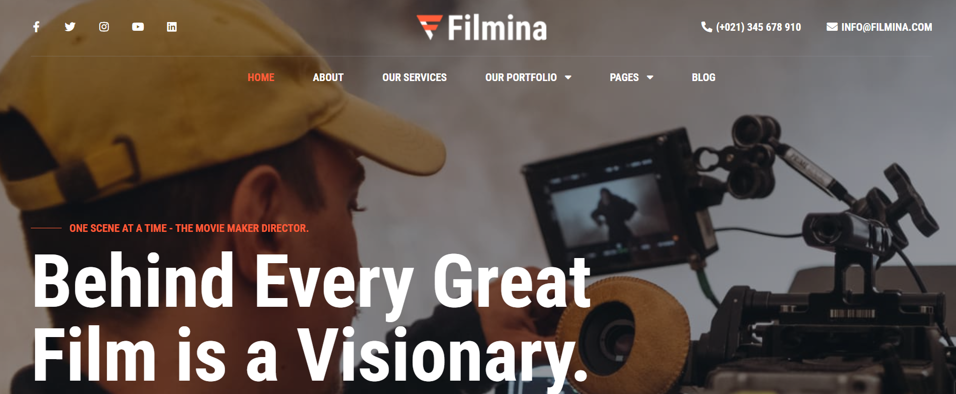 Filmmaker Web Design | Snapps.ai