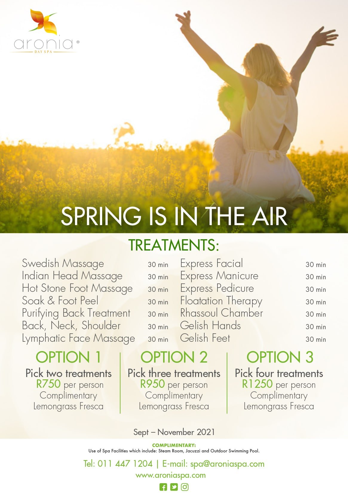 Aronia Day Spa - Luxury Best Day Spa Experience Johannesburg