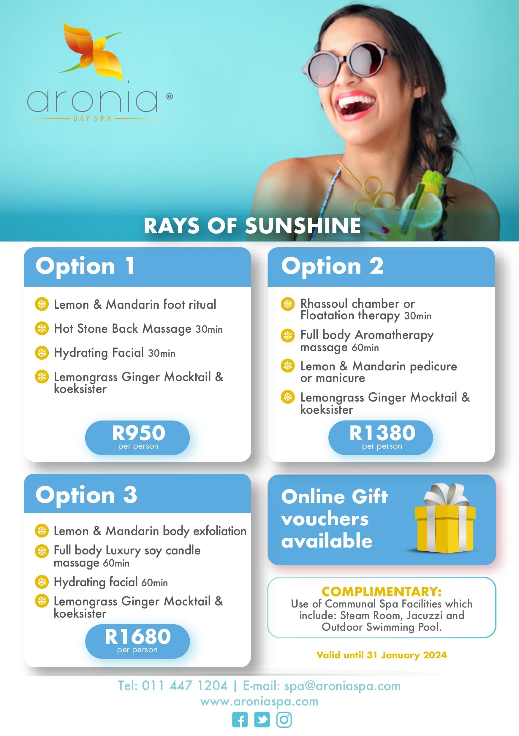 Aronia Day Spa - Luxury Best Day Spa Experience Johannesburg