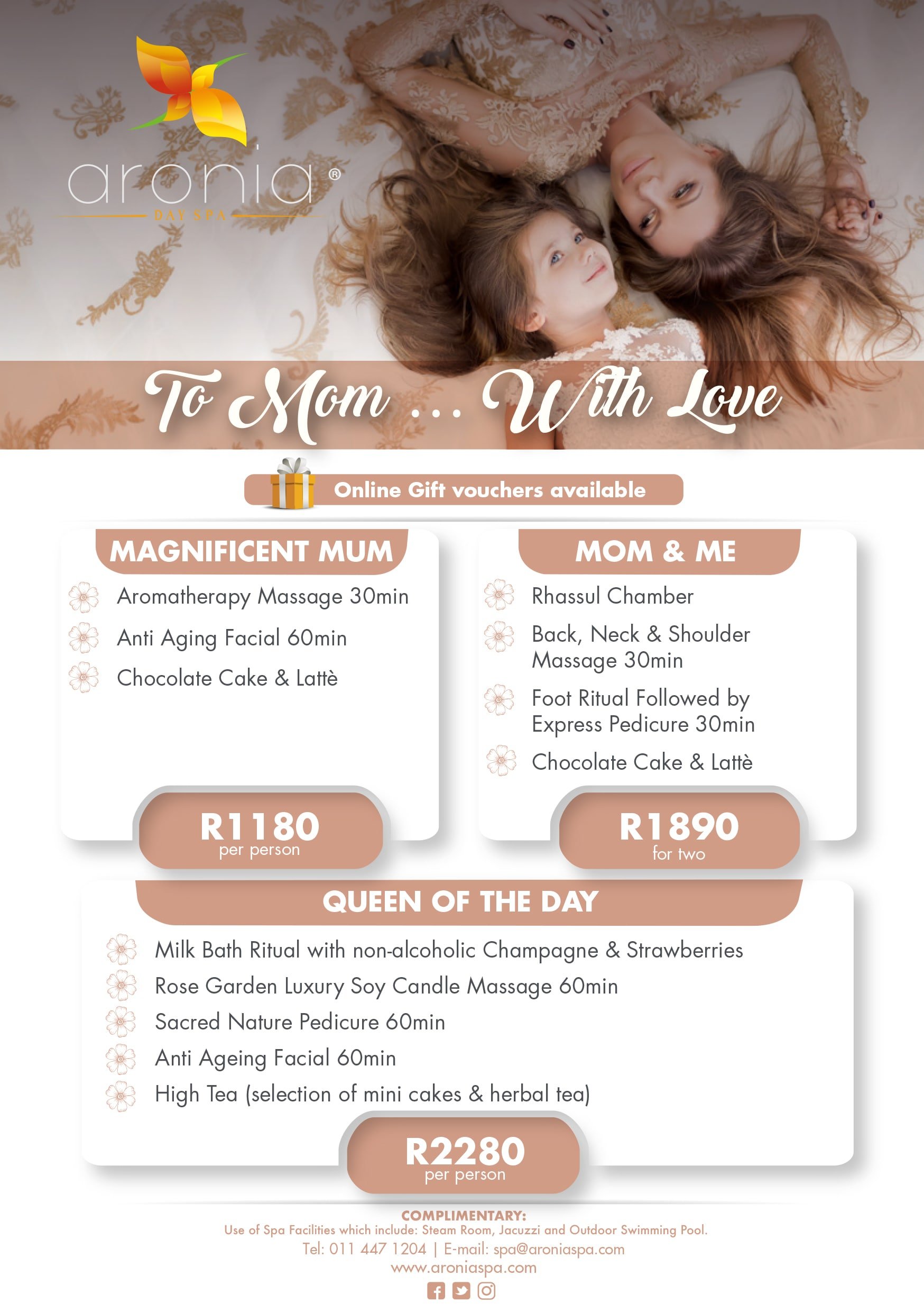 Aronia Day Spa - Luxury Best Day Spa Experience Johannesburg