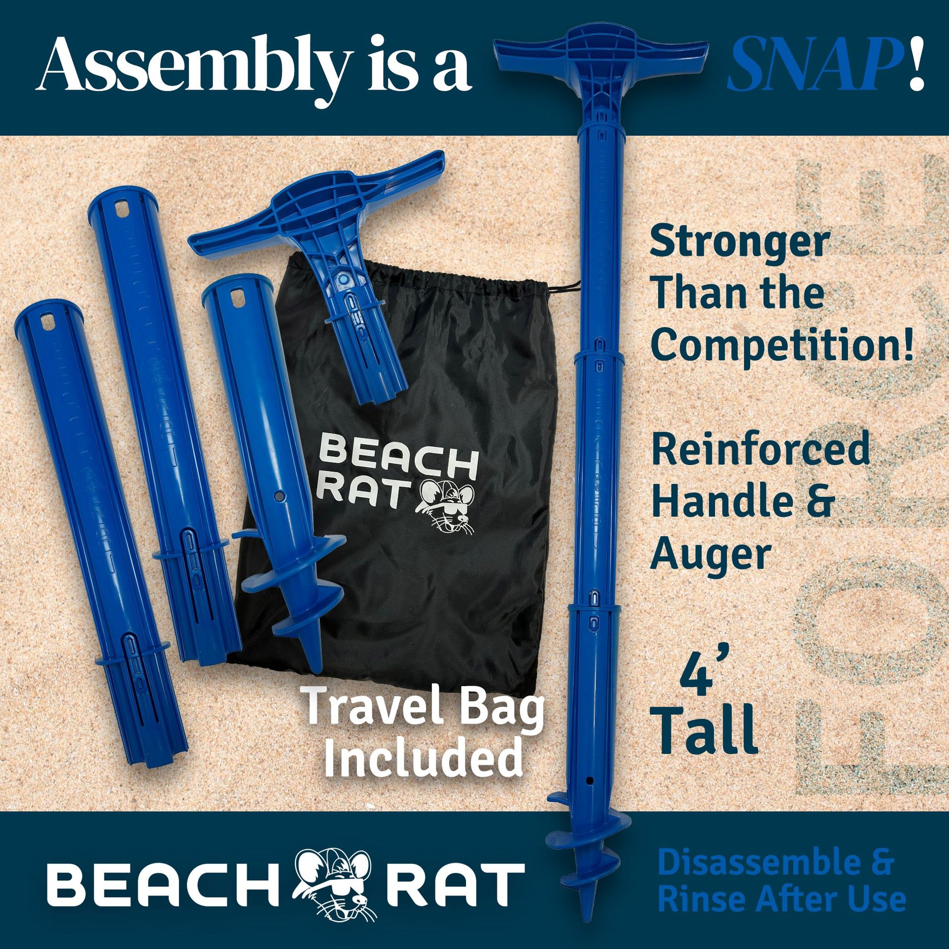 Beach Rat Yellow Force Anchor