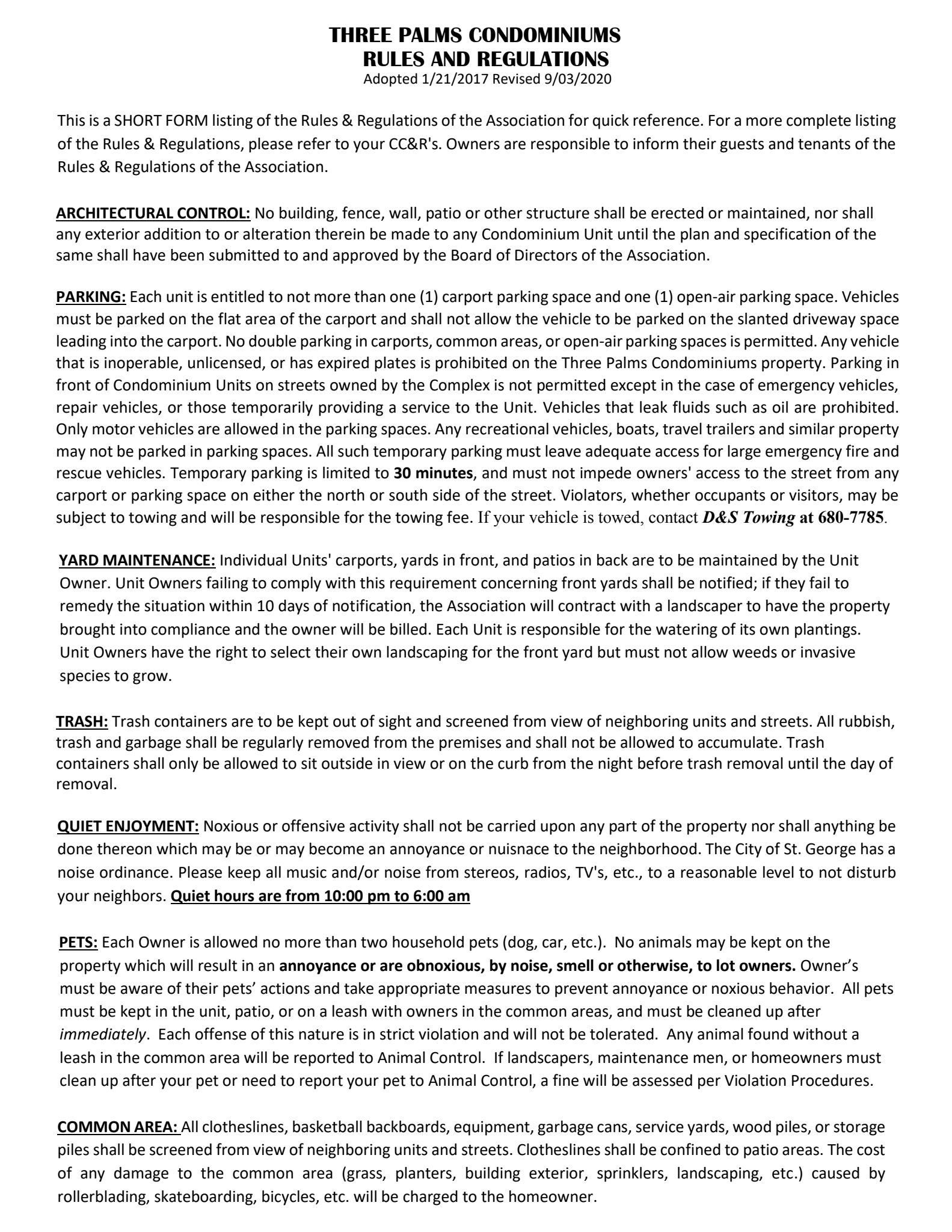 HOA Management Services