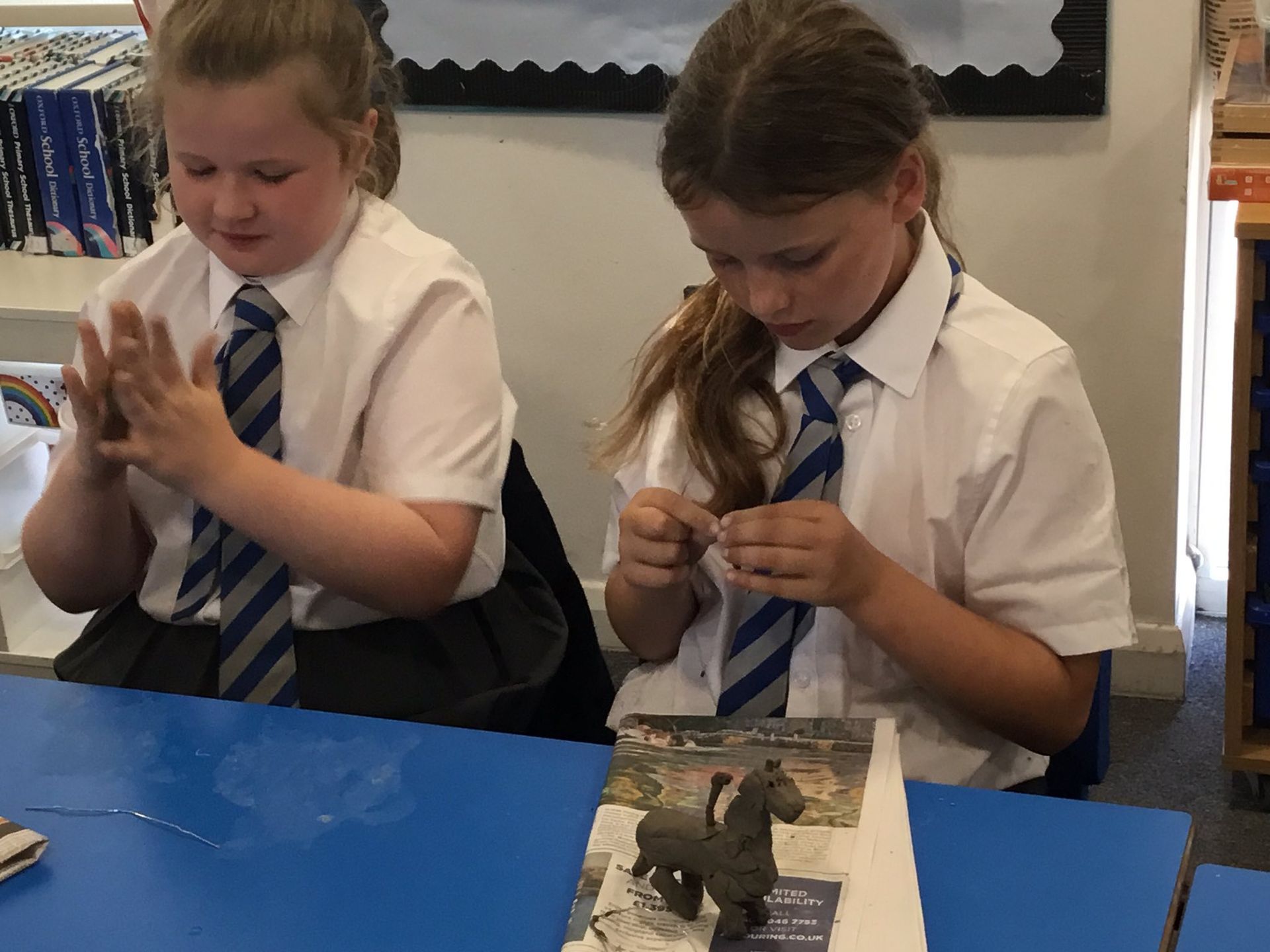 Clay Creatures, Tag Rugby Skills and Art for the Town!