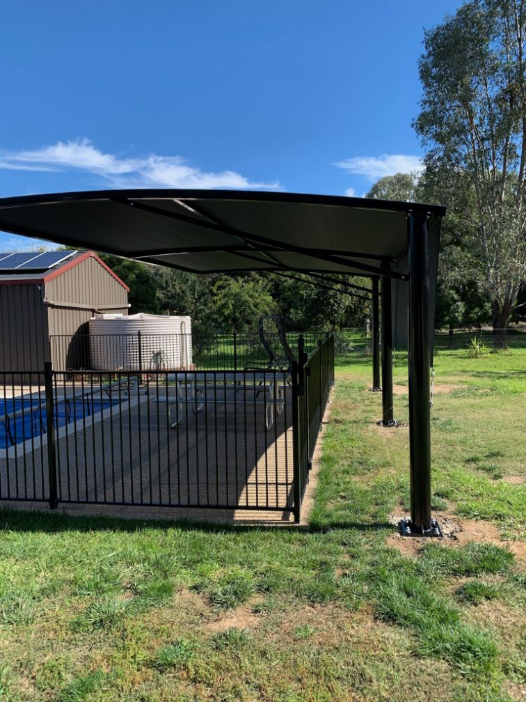 Cantilever Shade Structure in Albury | The Gazebo & Shade Centre