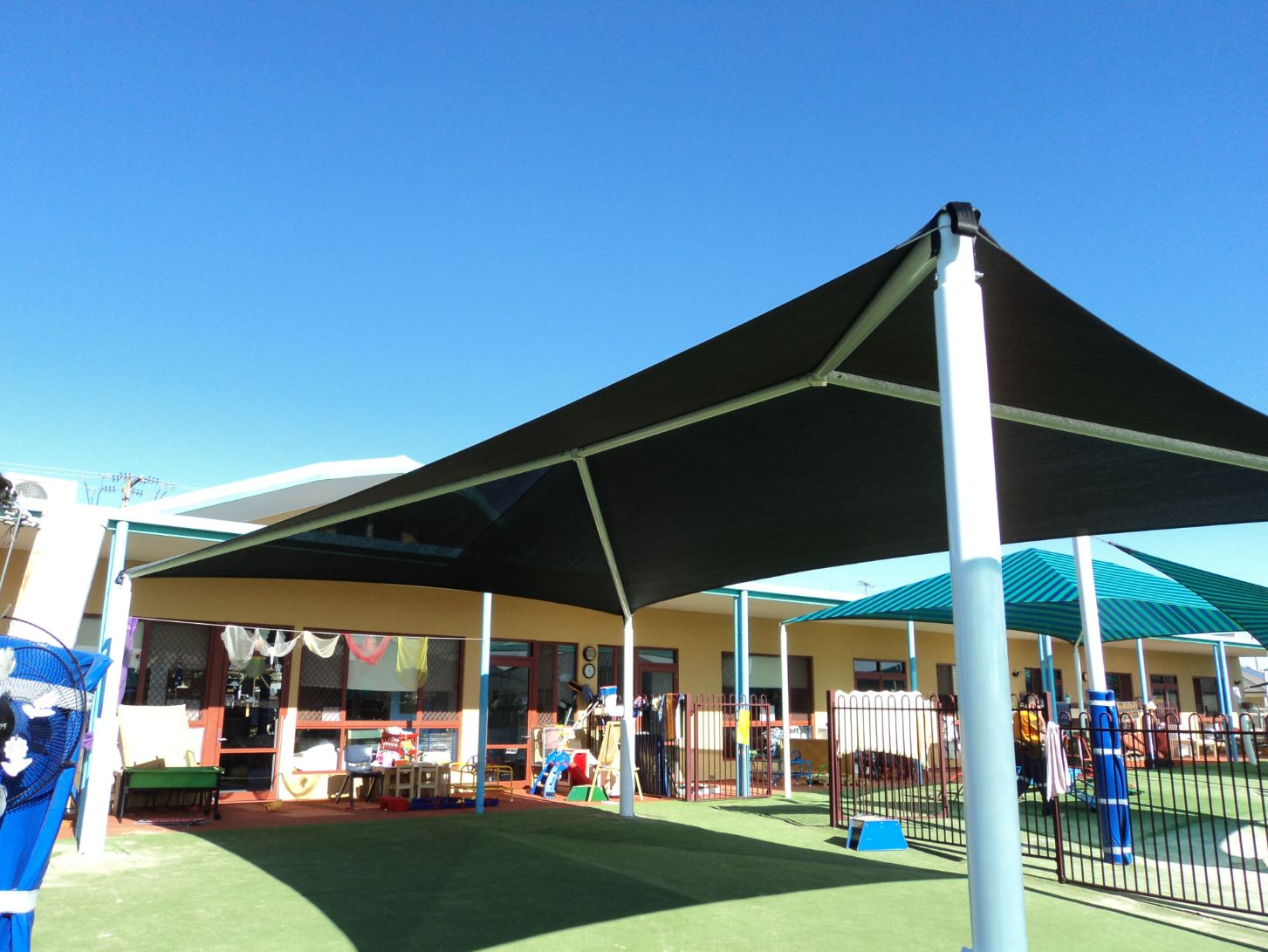 Hip Roof Shade Structure in Albury | The Gazebo & Shade Centre