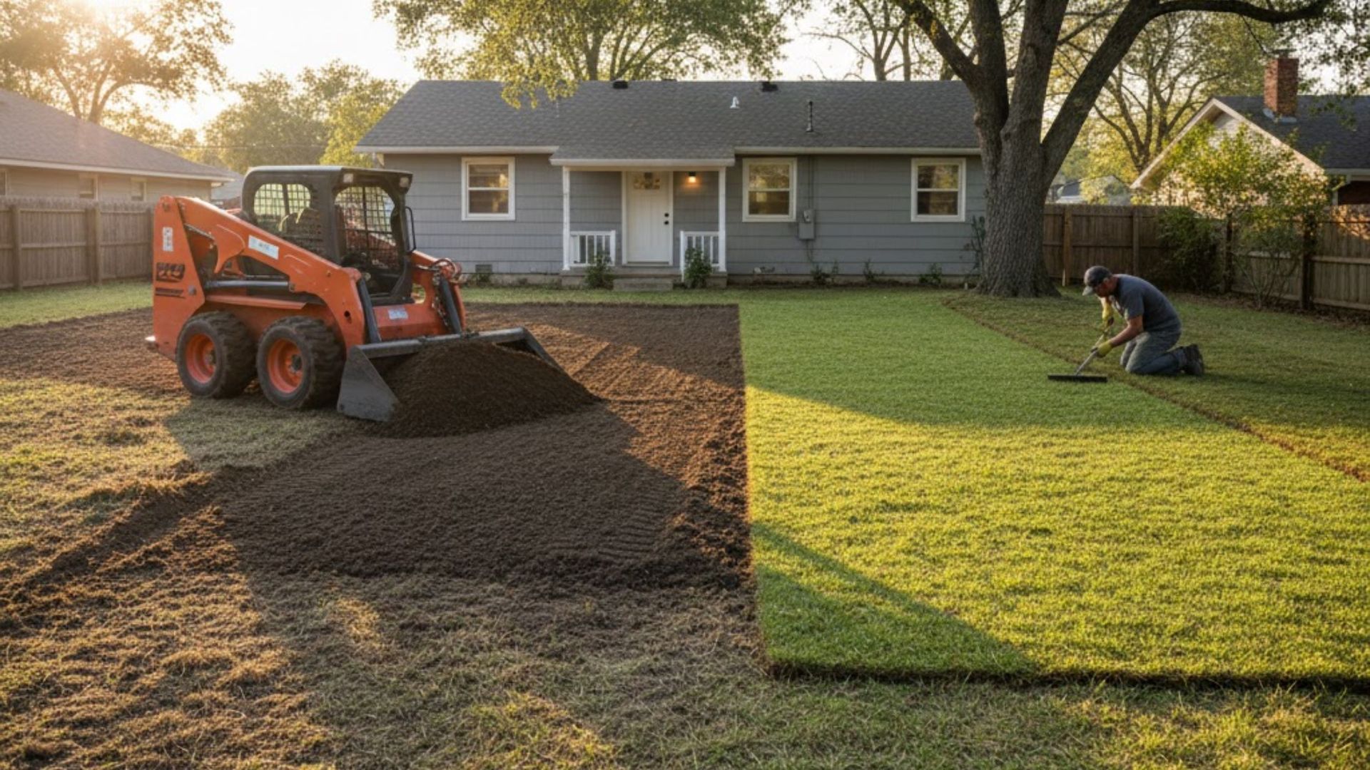 How Yard Grading Improves Lawn Installation in Hampton Roads