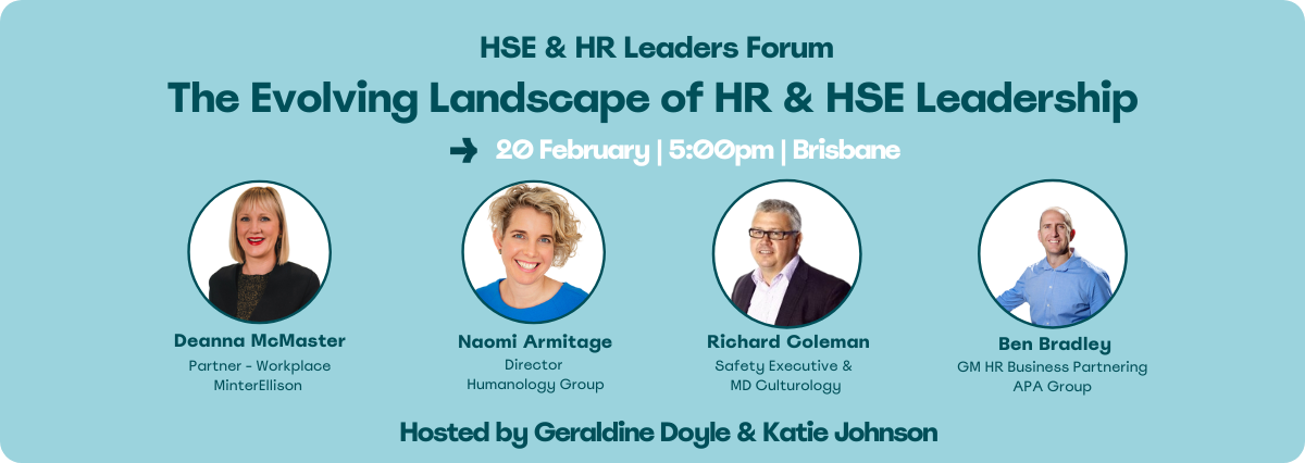 The Evolving Landscape of HR & HSE Leadership