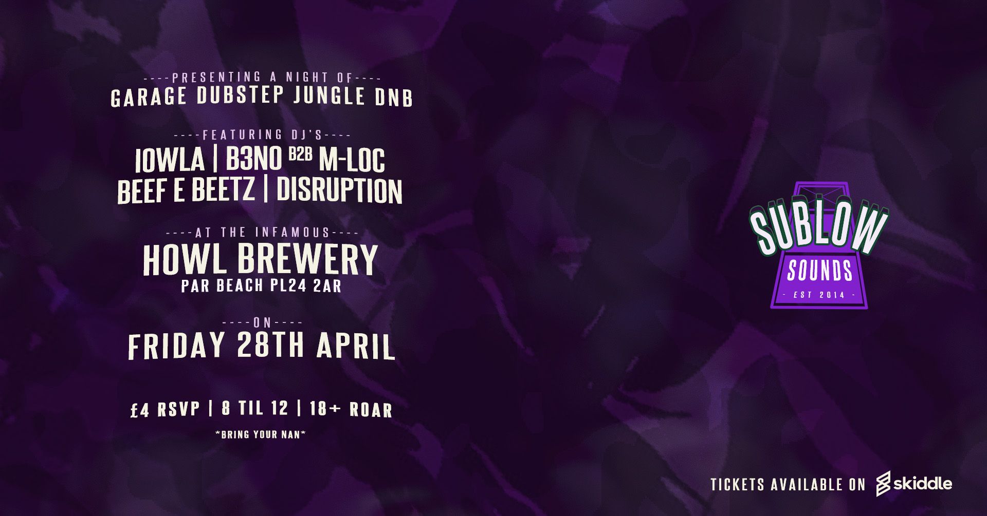Sublow Sounds At Howl Brewery