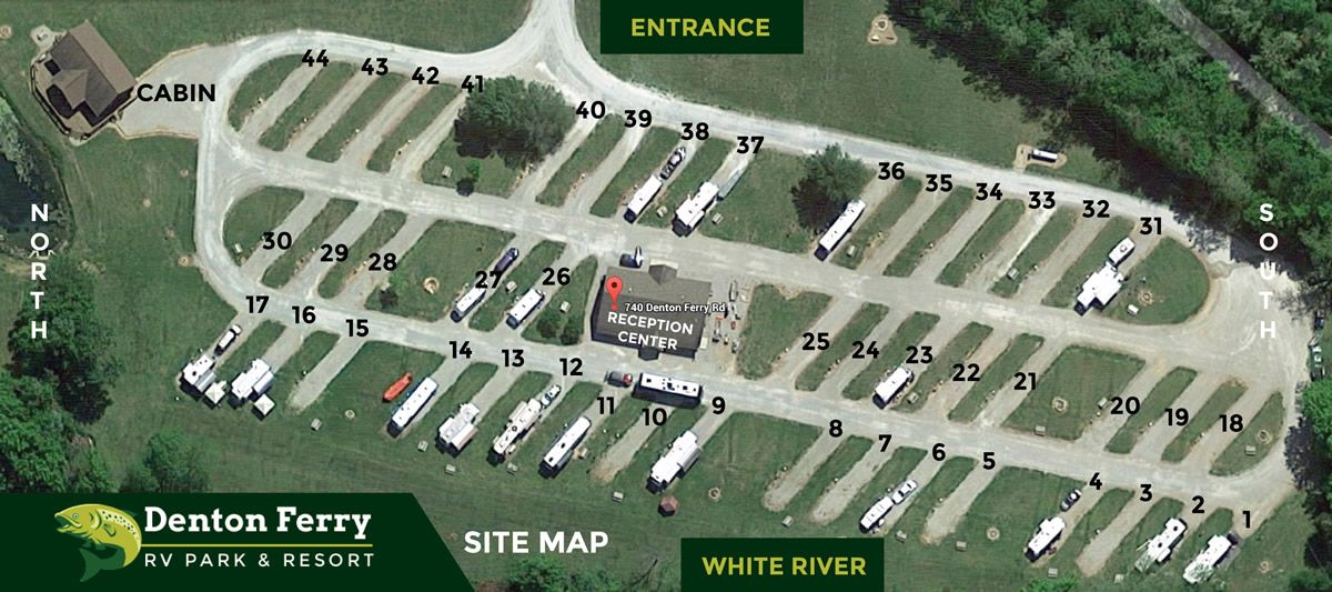 RV Sites at Denton Ferry RV Park | Ozark Adventures