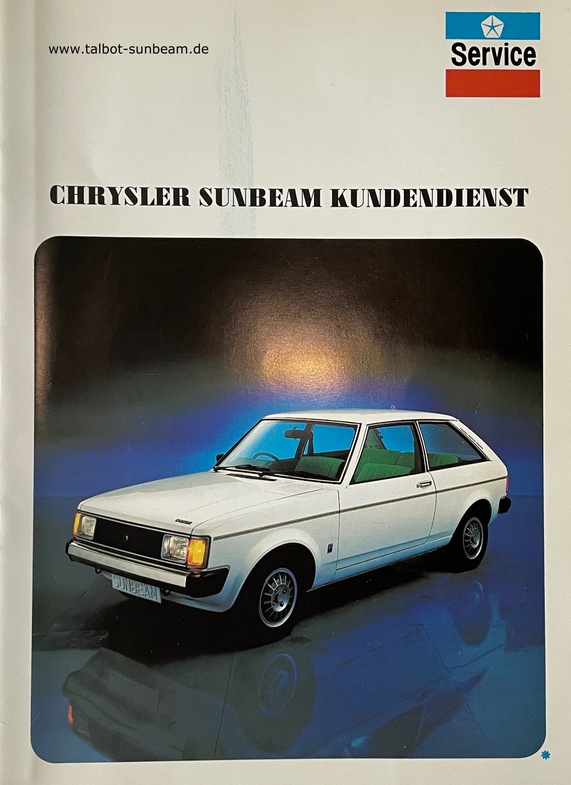 Simca Chrysler Talbot Sunbeam LS GL GLS TI Lotus