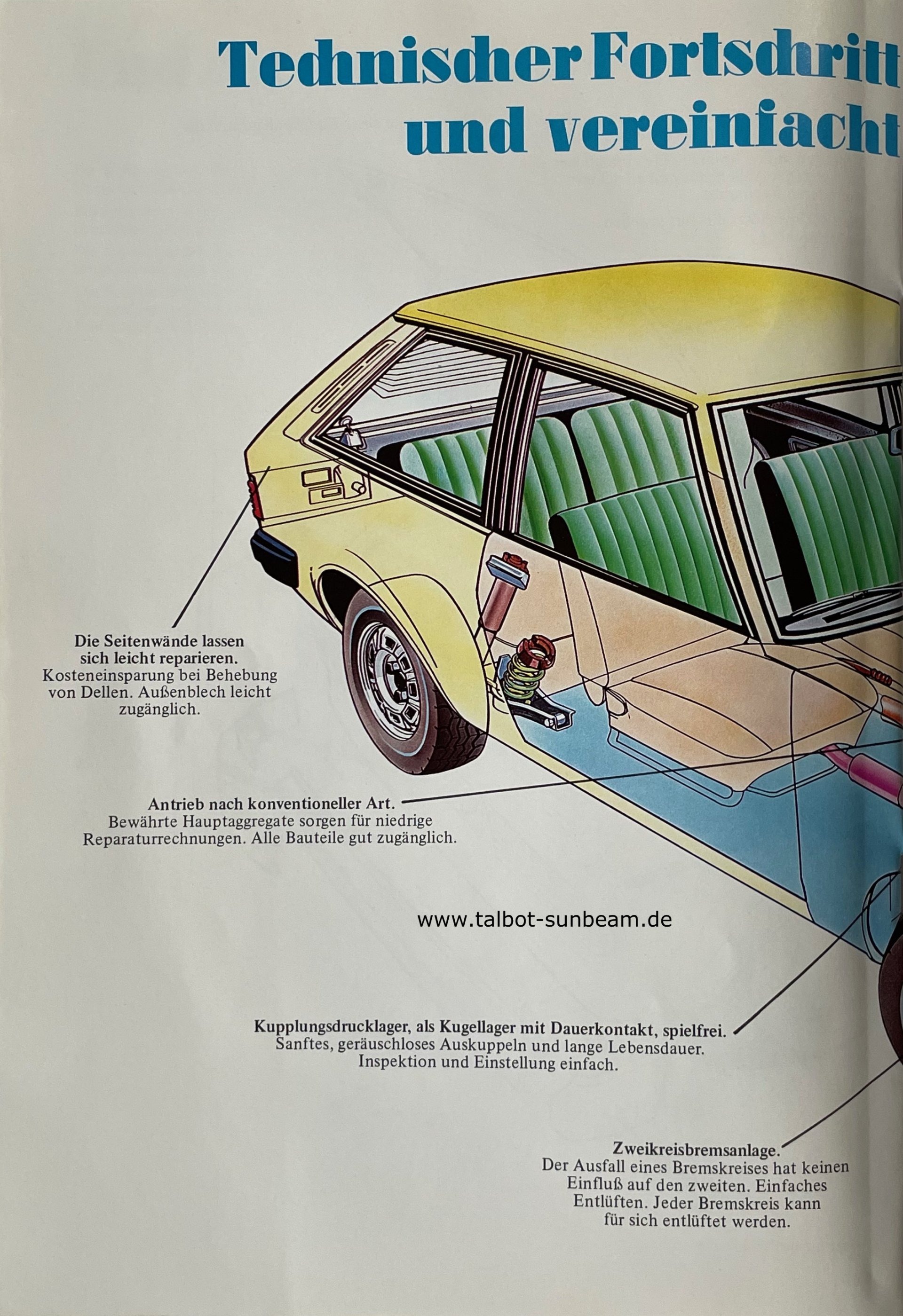 Simca Chrysler Talbot Sunbeam LS GL GLS TI Lotus