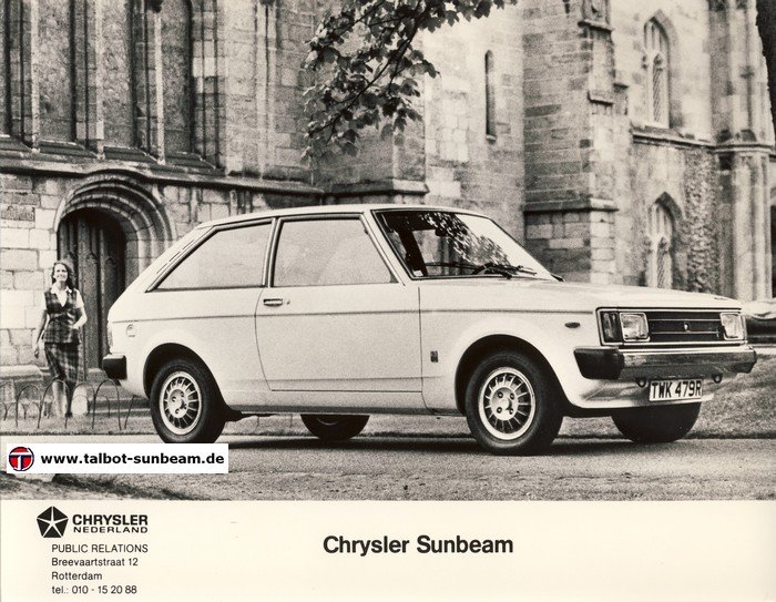 Simca Chrysler Talbot Sunbeam LS GL GLS TI Lotus
