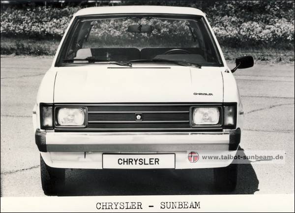 Simca Chrysler Talbot Sunbeam LS GL GLS TI Lotus