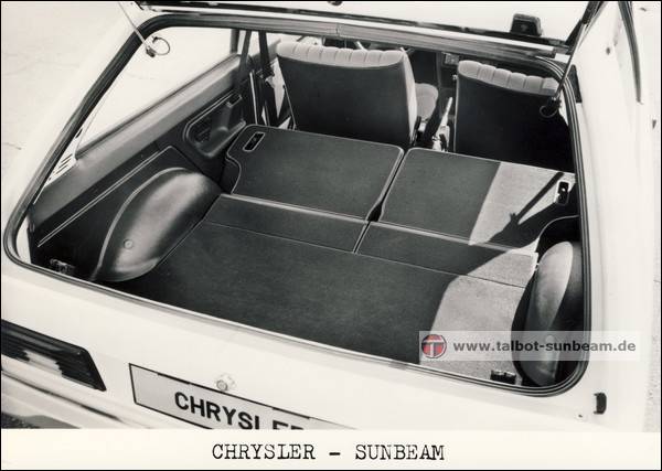 Simca Chrysler Talbot Sunbeam LS GL GLS TI Lotus