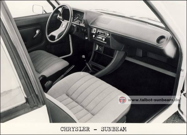 Simca Chrysler Talbot Sunbeam LS GL GLS TI Lotus