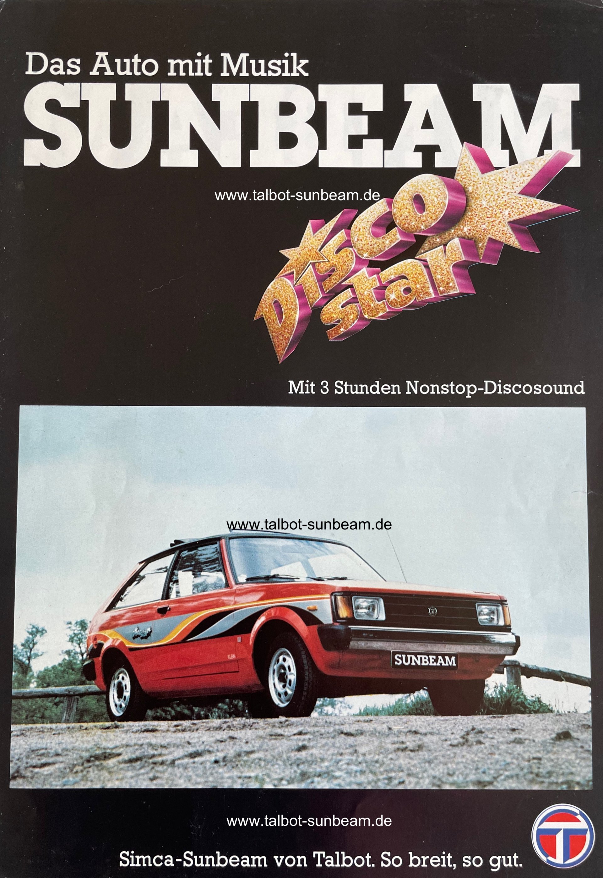 Simca Chrysler Talbot Sunbeam LS GL GLS TI Lotus