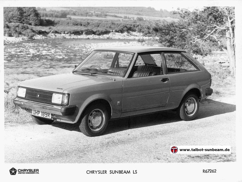 Simca Chrysler Talbot Sunbeam LS GL GLS TI Lotus