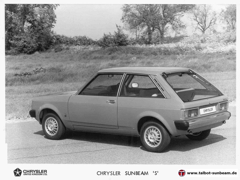 Simca Chrysler Talbot Sunbeam LS GL GLS TI Lotus