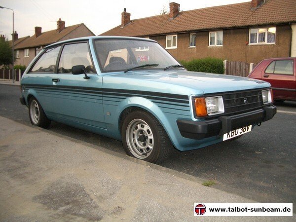 Simca Chrysler Talbot Sunbeam LS GL GLS TI Lotus