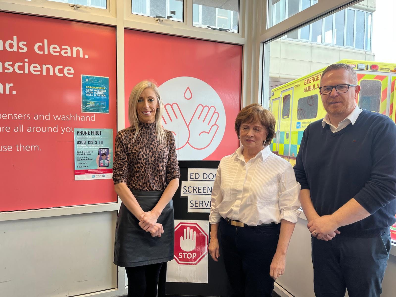 Carla Lockhart MP Visits Craigavon Area Hospital to Discuss Pressures ...