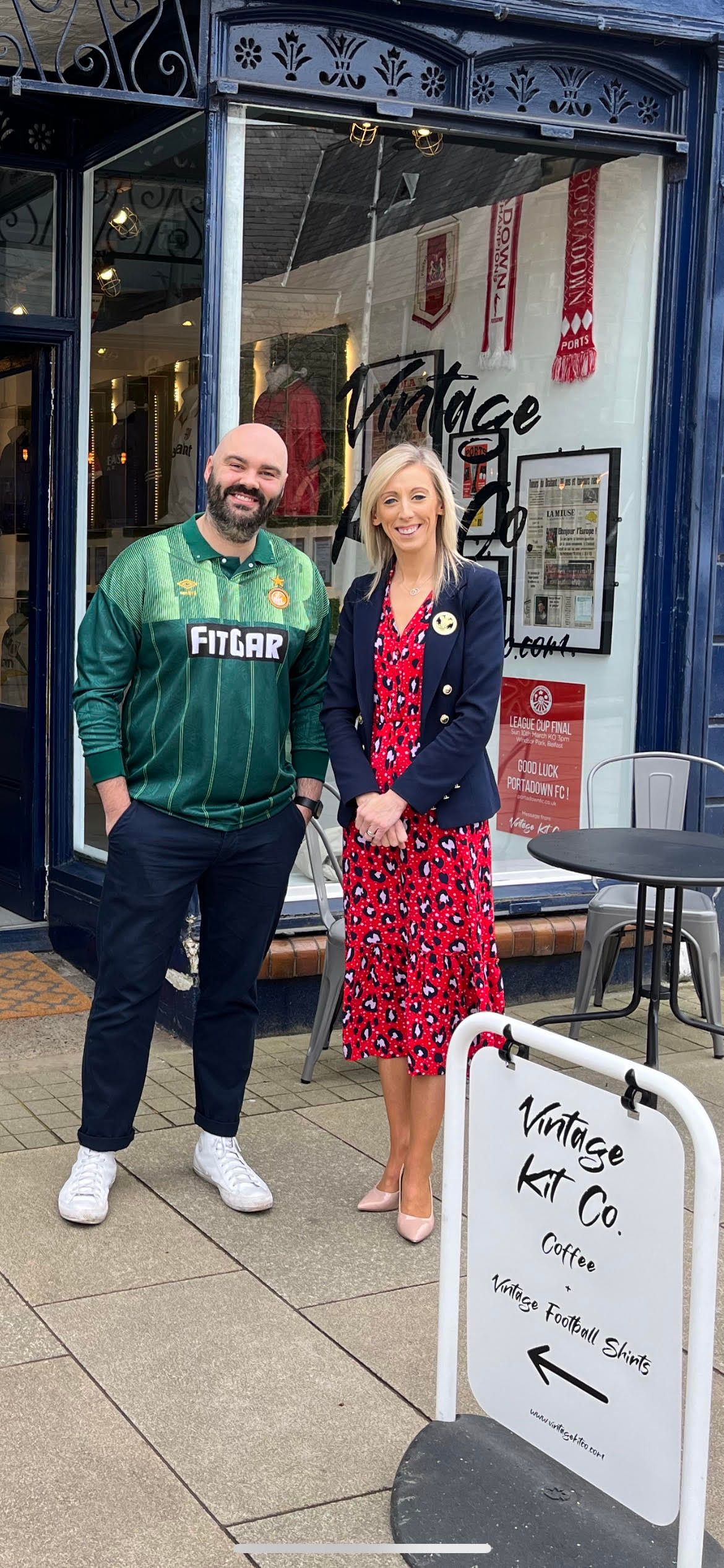 Carla Lockhart MP Welcomes Vintage Kit Co. to Portadown