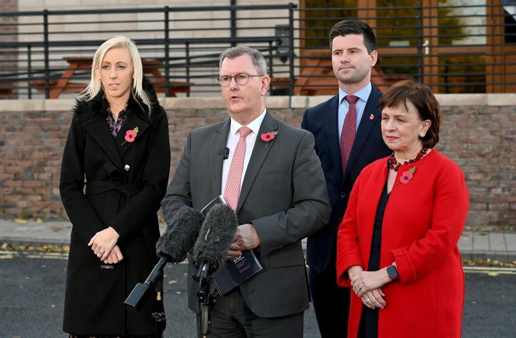 DUP Leader in Upper Bann as DUP MP declares party ‘election ready’