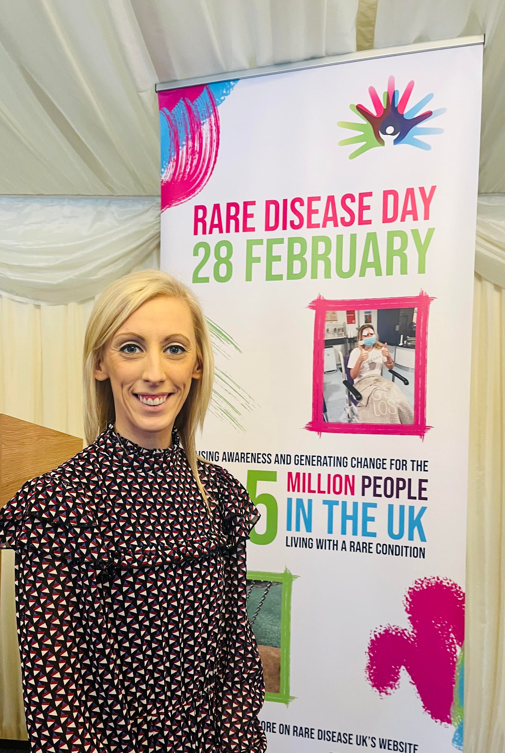 Lockhart marks Rare Disease Day in Westminster