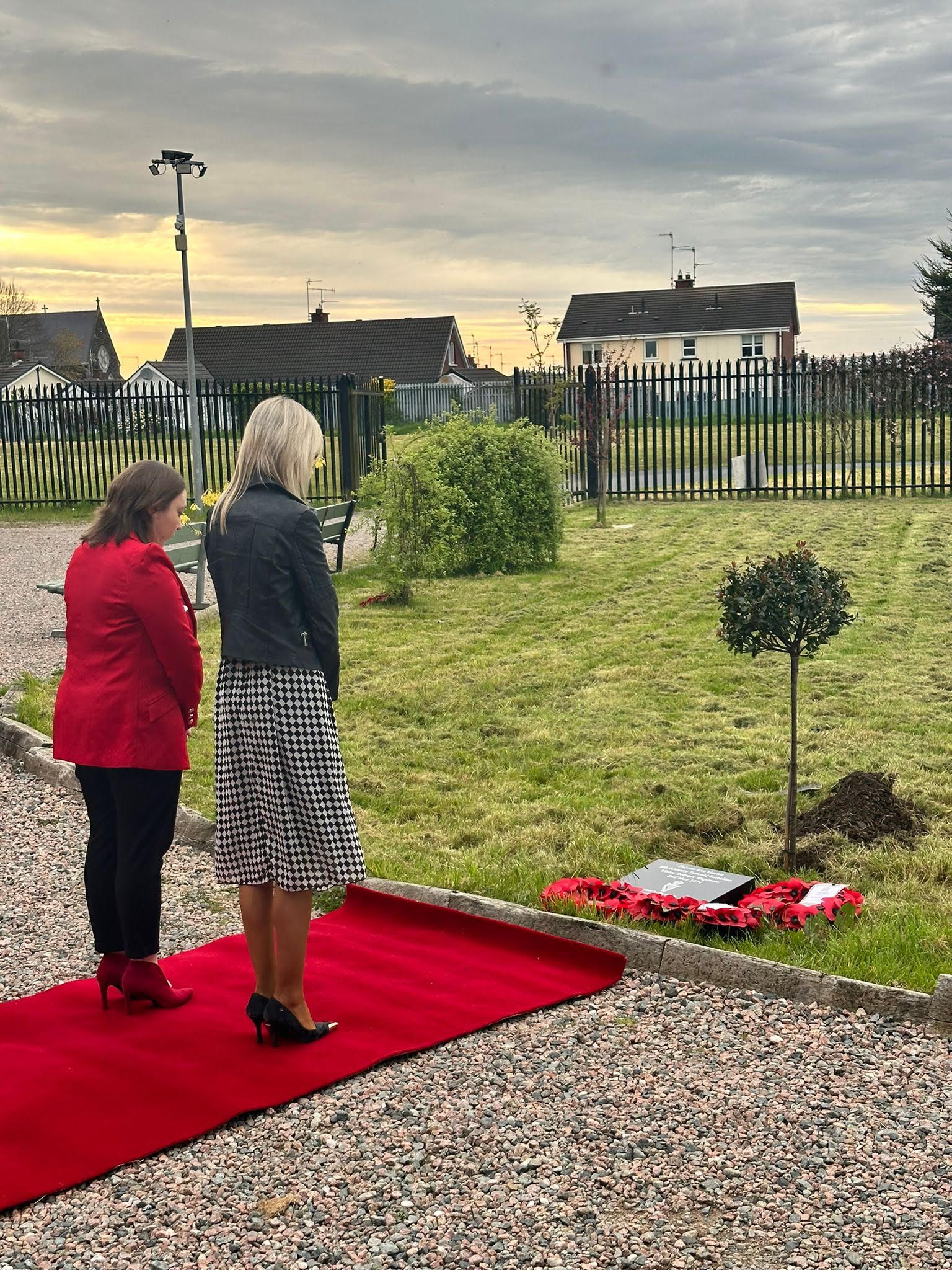 Upper Bann MP Attends 50th Anniversary Remembrance for Private Eva Martin