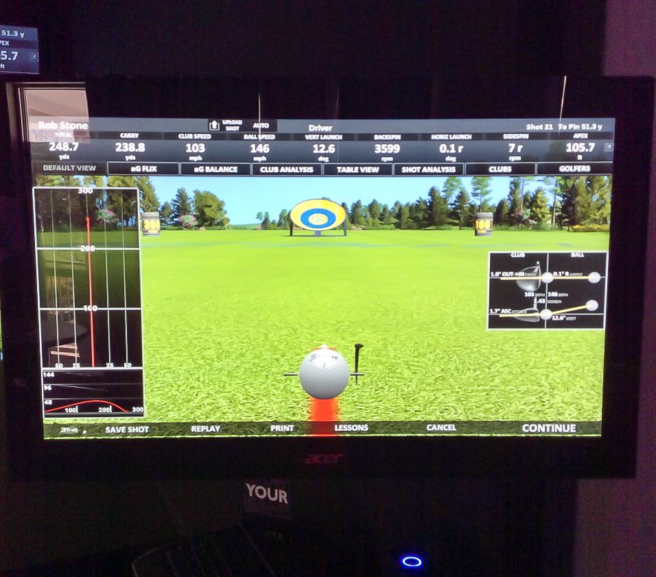Tee Performance Indoor Golf Simulator | Sandyston NJ | Photo Gallery