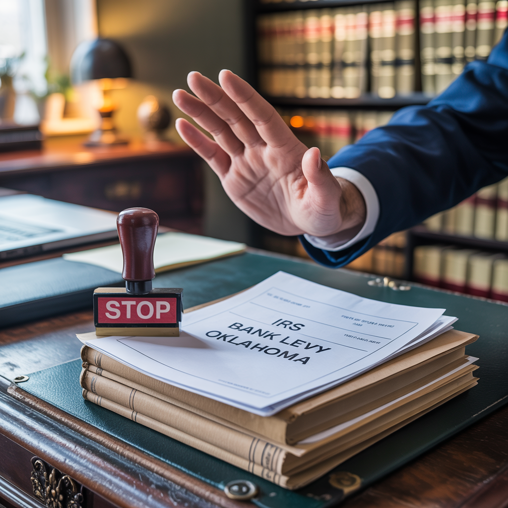 Stop IRS Bank Levy | Oklahoma Taxpayer Relief